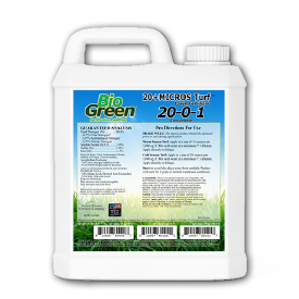 Bio Green® 20+MICROS Turf™ Lawn Fertilizer 20-0-1 | Bio Green® Lawn ...